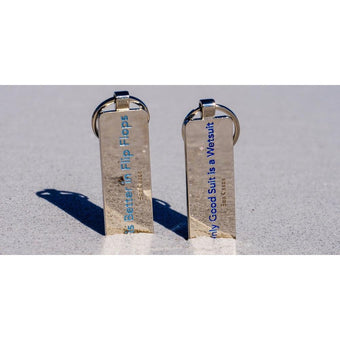 Key Ring - The Only Good Suit is a Wetsuit - SeaKisses